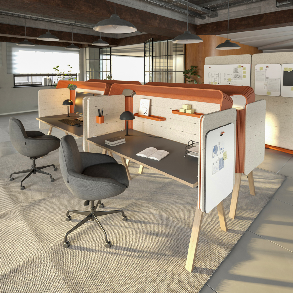 Cooee Desking Screen - func. | Create Your Space